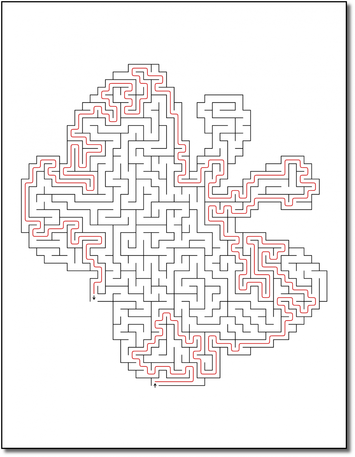 Zen PLR Crazy Mazes Butterflies Edition Volume 01 Sample Maze Solution ...